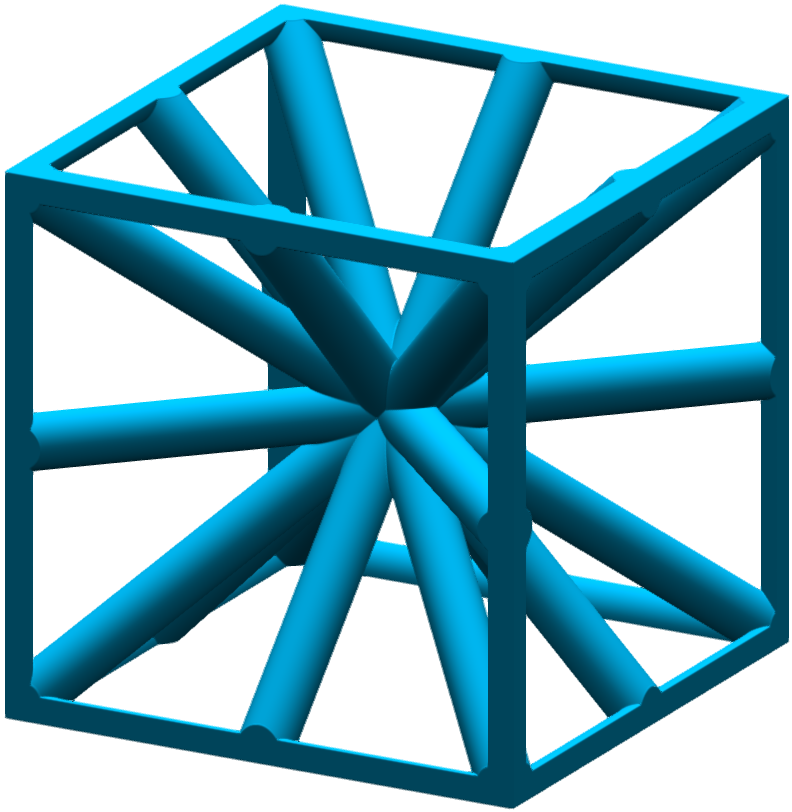 Create an Implicit Strut Lattice