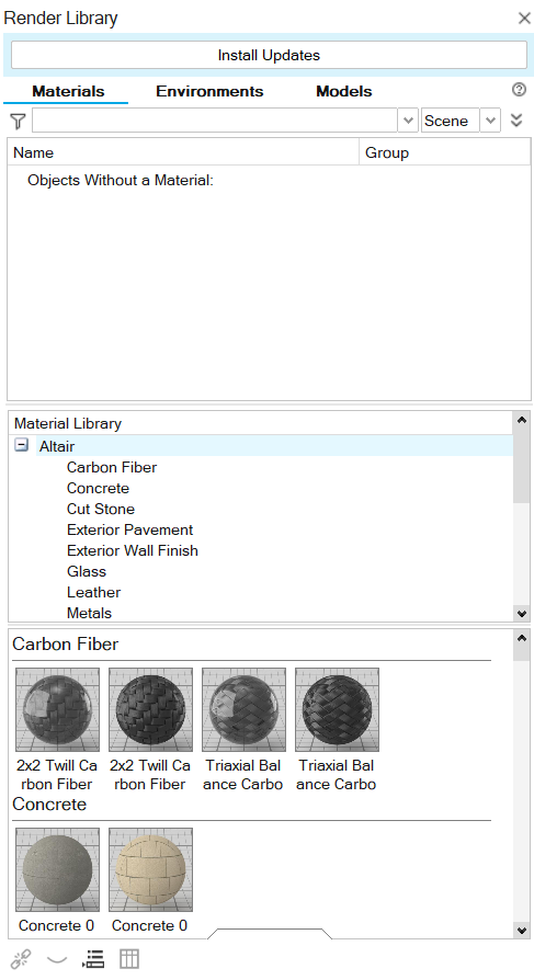 Import Thea Materials