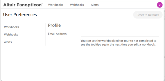 Setting Up User Profile
