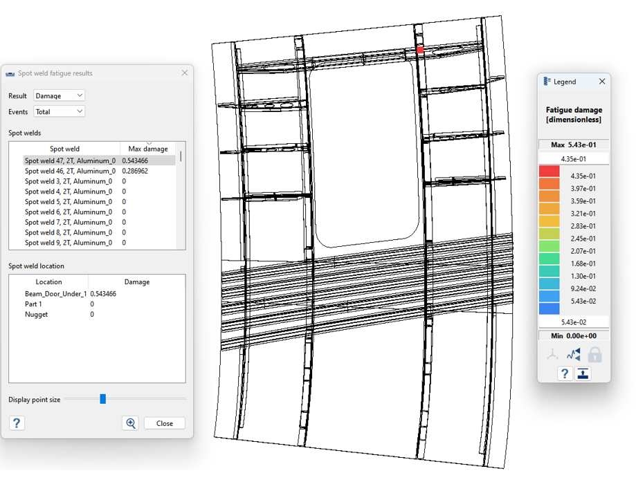 SS-T: 4130 Spot Weld Fatigue Analysis
